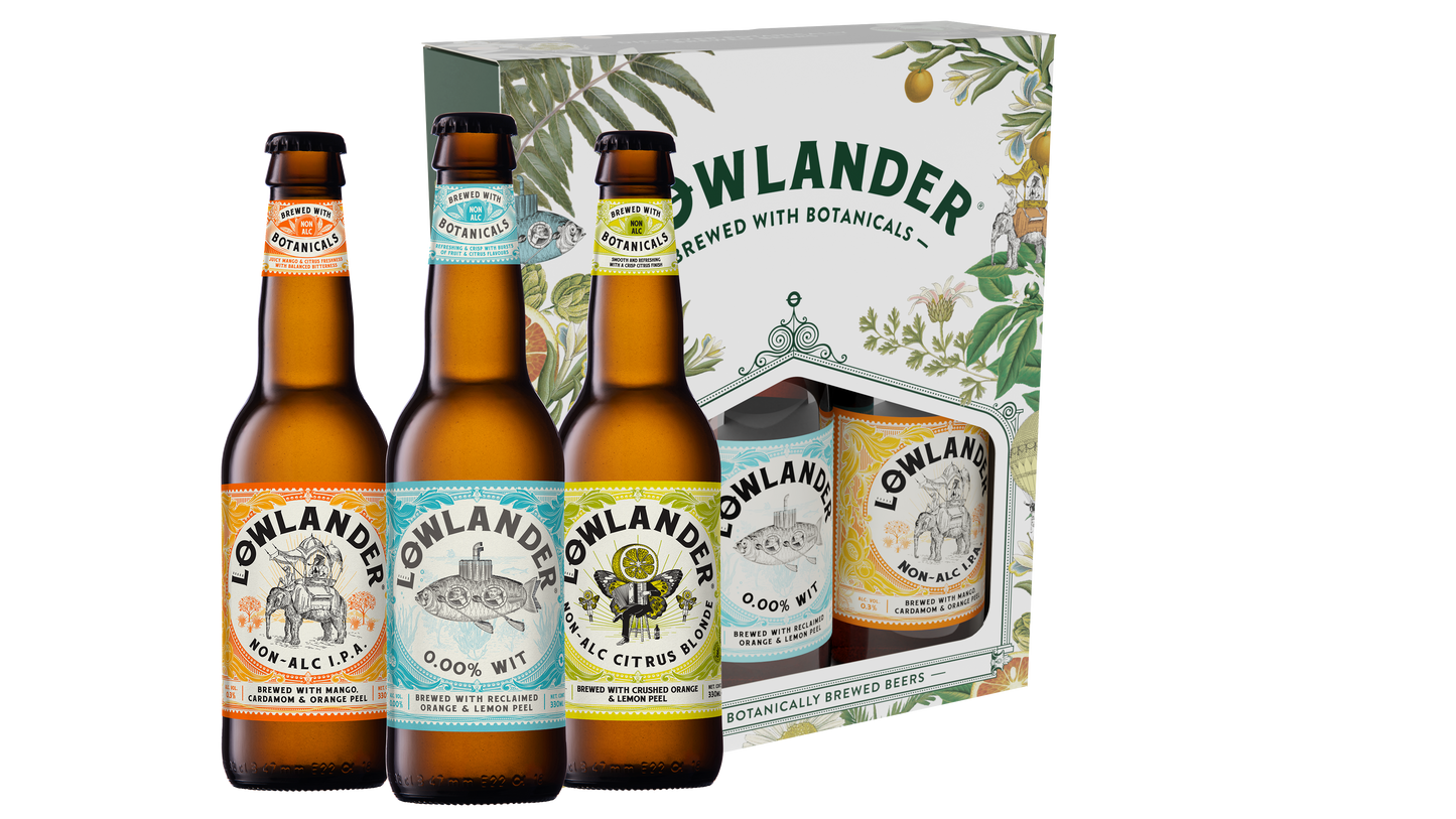 Lowlander alcoholvrij bierpakket met glas - Bestsellers – Lowlander beer