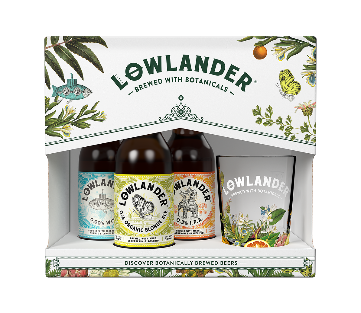 Lowlander alcoholvrij bierpakket met glas - Bestsellers – Lowlander beer