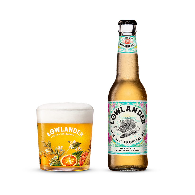 Lowlander Non-Alc Tropical Ale: alcoholvrij fruitbier – Lowlander beer